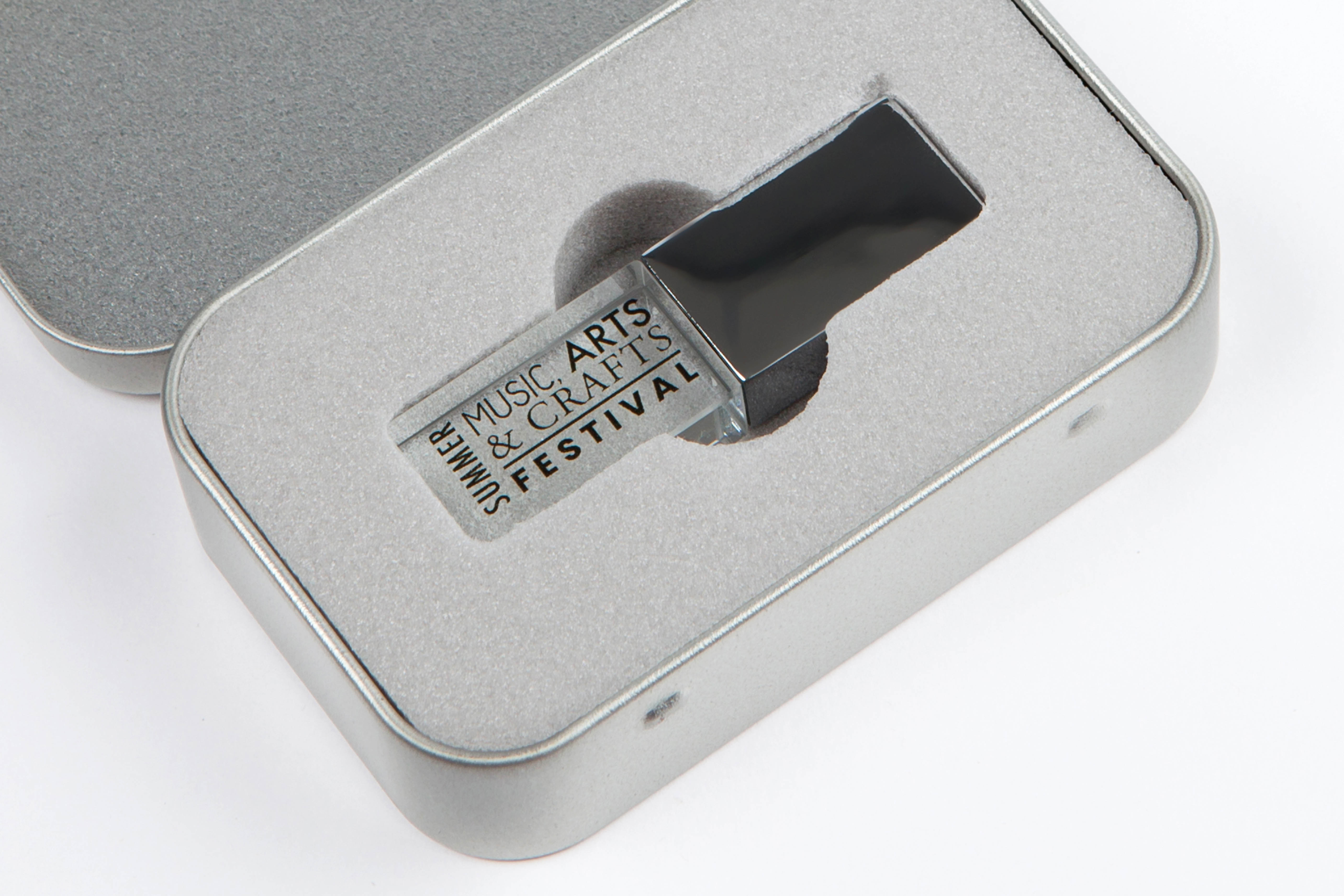 Personalised USB Tin Metal Boxes (UK Custom-made) | Sim Imaging