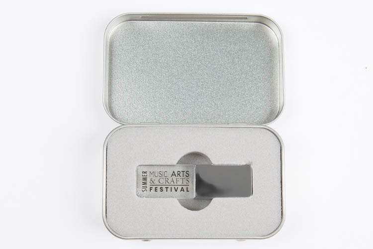 Personalised USB Tin Metal Boxes (UK Custom-made) | Sim Imaging